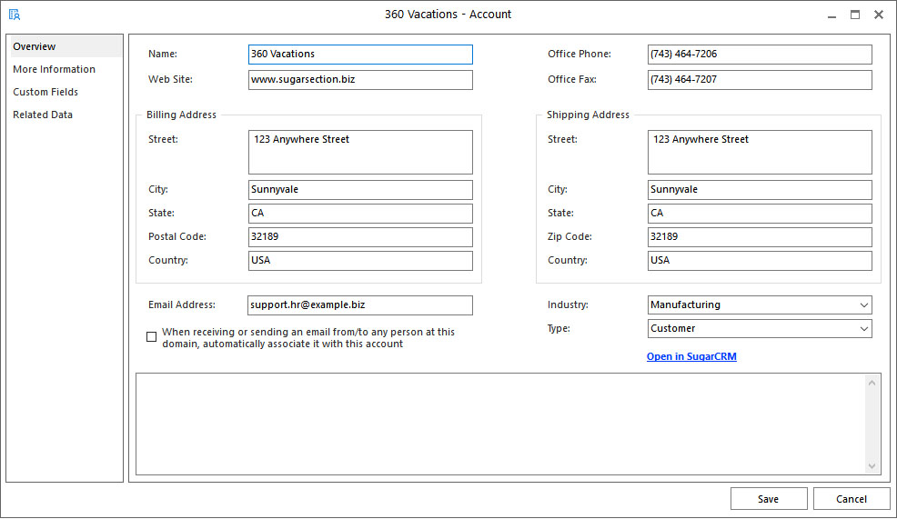 Implicit FrontEnd 6 for SugarCRM User Guide - Implicit for Outlook